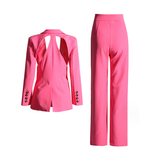 Custom Hollow Backless Suit-customize suit-Low MOQ manufacturer