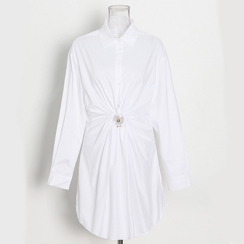 Custom Circle splicing fashion dress-custom dress-Low MOQ manufacturer