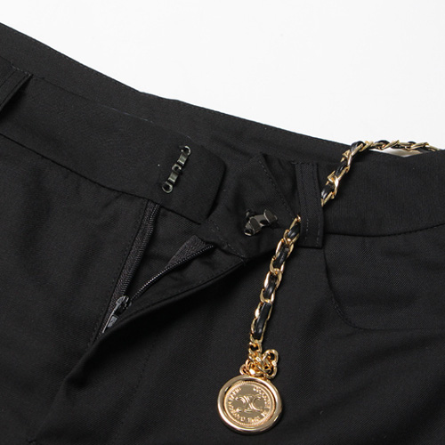 Custom Split chain belt straight pants female-custom pants-Low MOQ ...